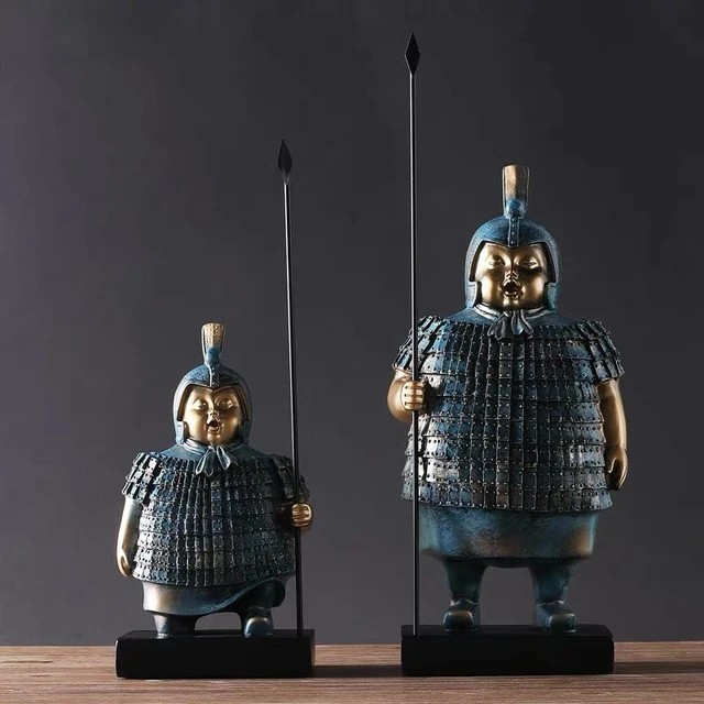 Jual Patung Dekorasi Prajurit Istana / Chinese Warrior Figurine Set ...