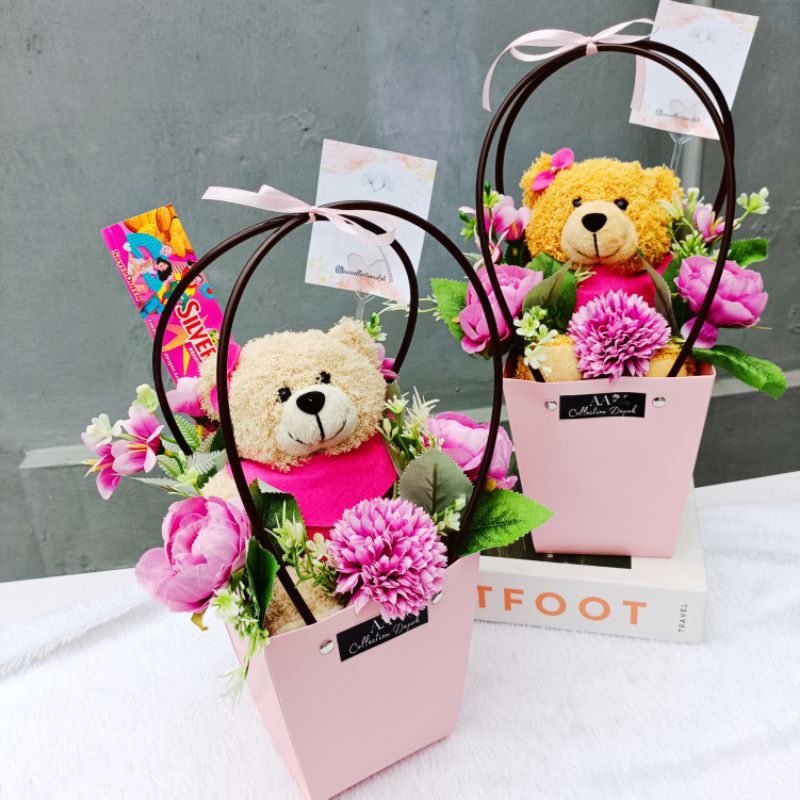 Jual BUKET BUNGA KERANJANG /HANA FLOWER/ BUNGA KERANJANG /FLOWER IN BOX ...