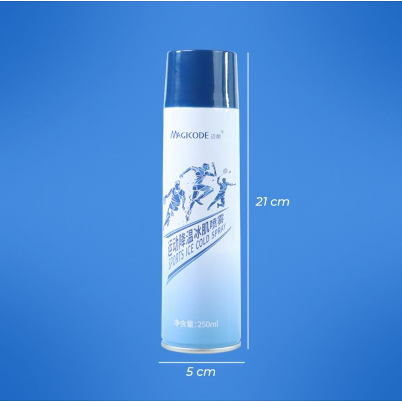 Jual MAGICODE Semprotan Pereda Nyeri Pain Killer Cooling Spray 250ml / Nano Spray Coating ...