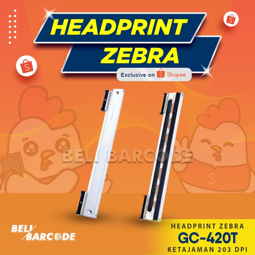 Jual PRINTER LABEL ZEBRA GC420T - GC 420 T - GC 420T THERMAL BARCODE | Shopee Indonesia