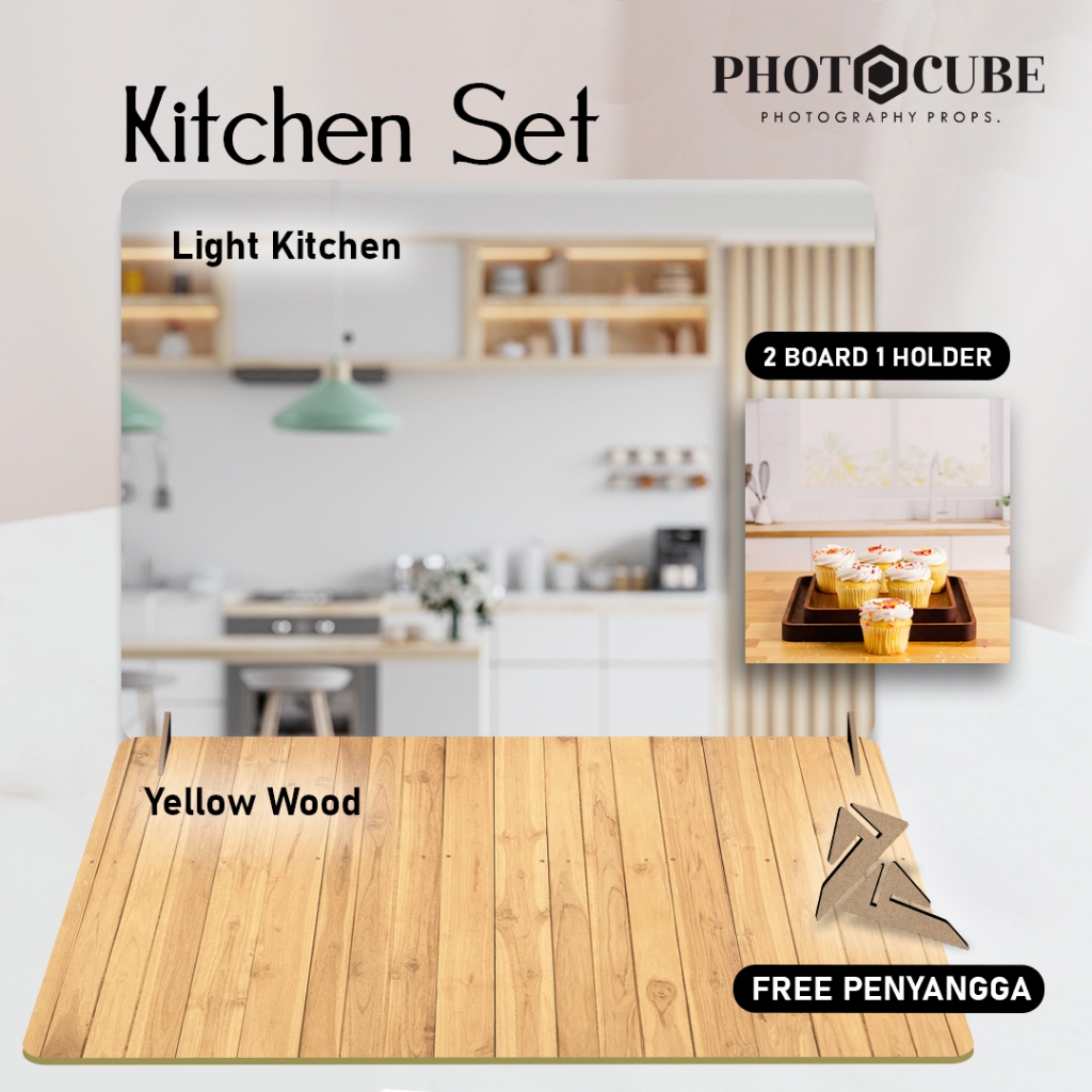 Jual Alas Foto Set Dapur Photocube - Scene Series 30x40 Cm (Regular ...