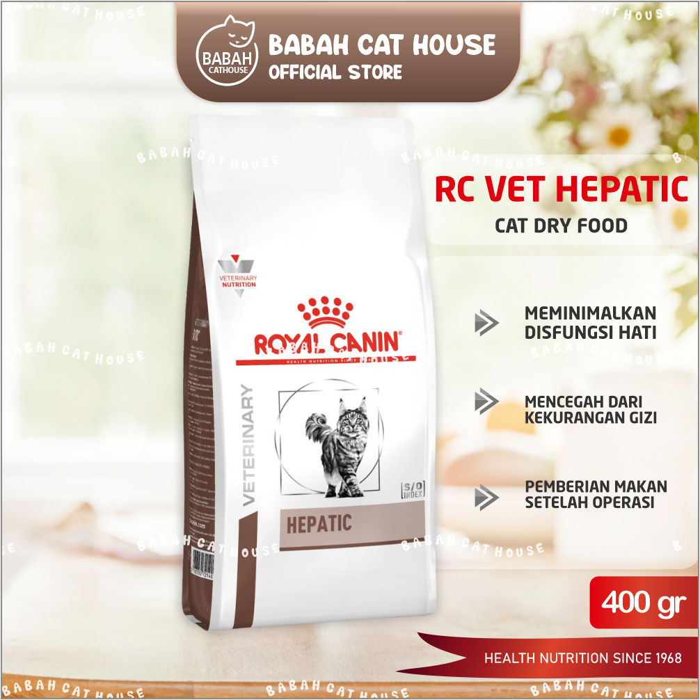 Jual ROYAL CANIN VET HEPATIC CAT 400gr RC Makanan Kucing Kering Dewasa ...