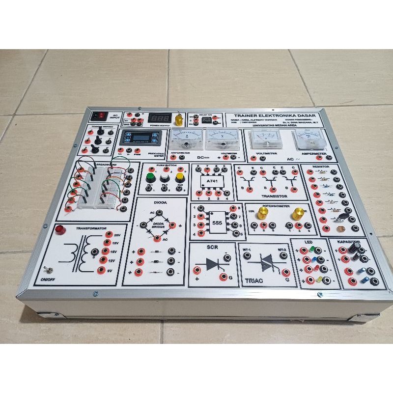 Jual Trainer Elektronika Dasar / alat skripsi Elektronika Dasar (bisa Custom) | Shopee Indonesia