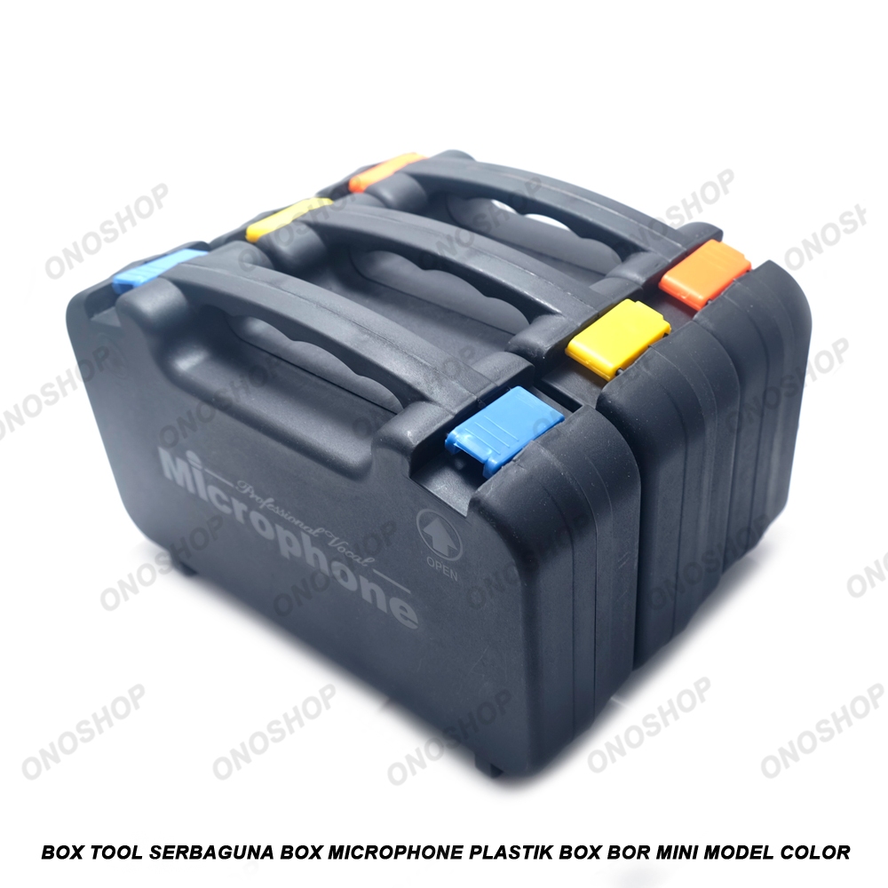 Jual Box Tool Serbaguna Box Microphone Plastik Box Bor Mini Model Color ...