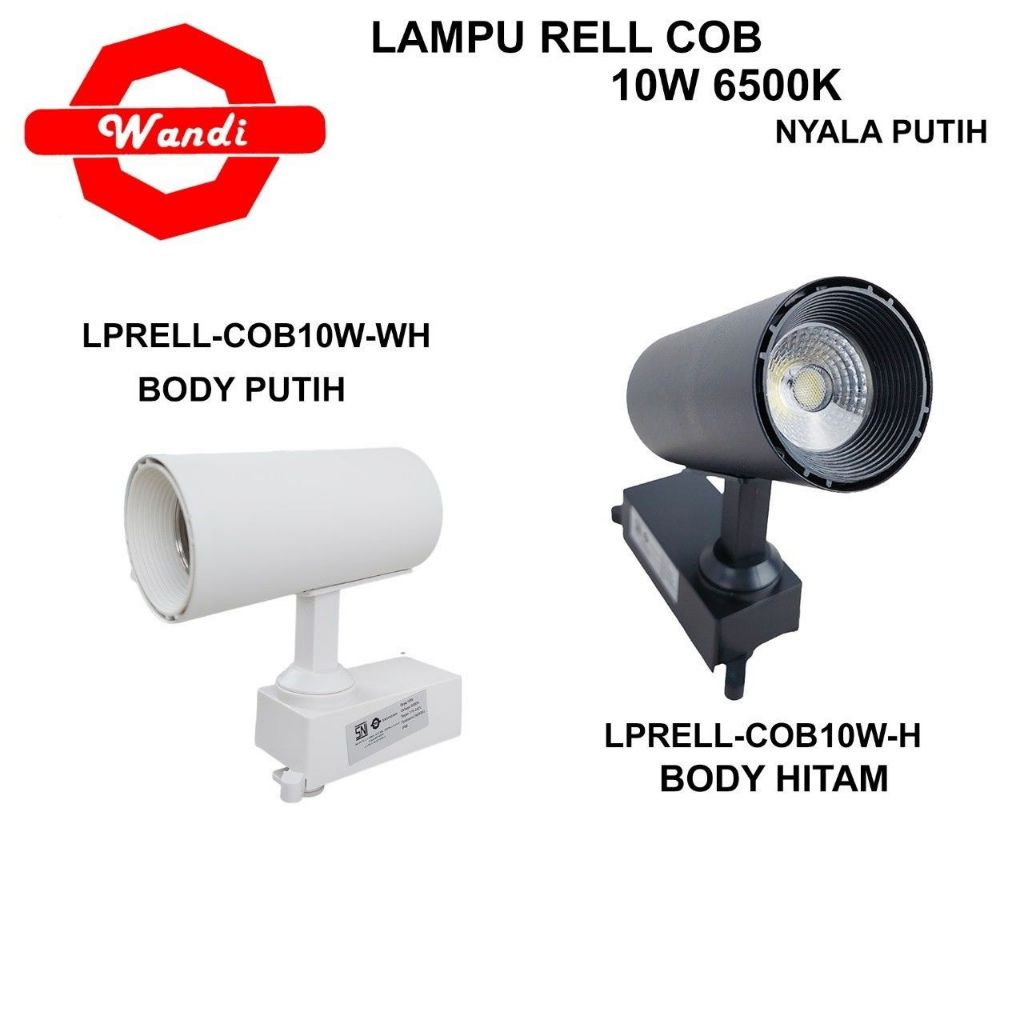 Jual LAMPU RELL TRACK LED SOROT / TRACKLIGHT SPOTLIGHT SPOT 10W/20W ...