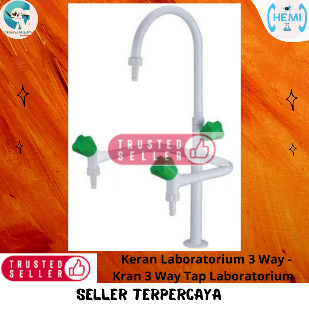 Jual ECO Keran Laboratorium 3 Way - Kran 3 Way Tap Laboratorium READY ...