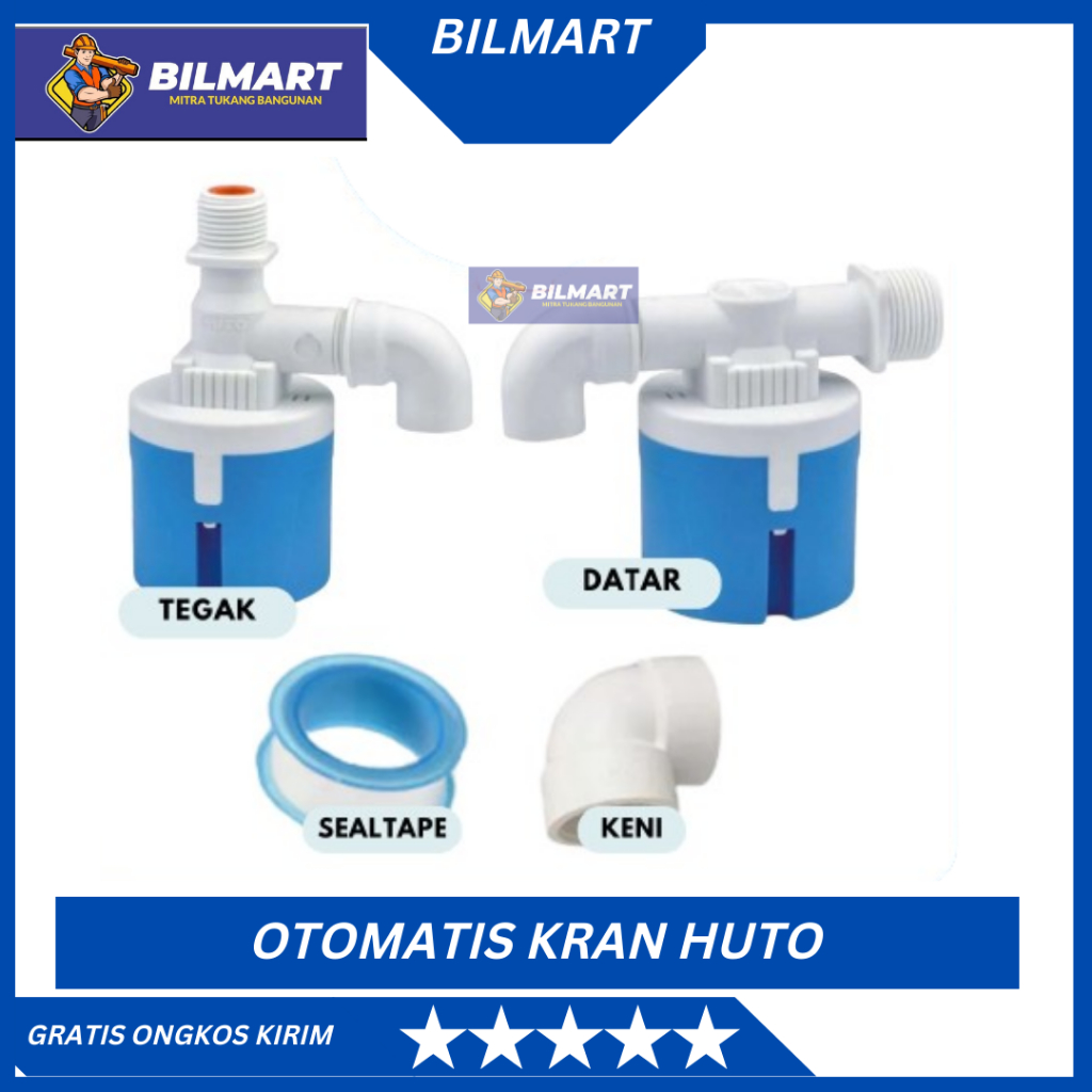 Jual Kran Otomatis Bak Mandi 1/2 3/4 Sensor Keran Tandon Air Pelampung ...