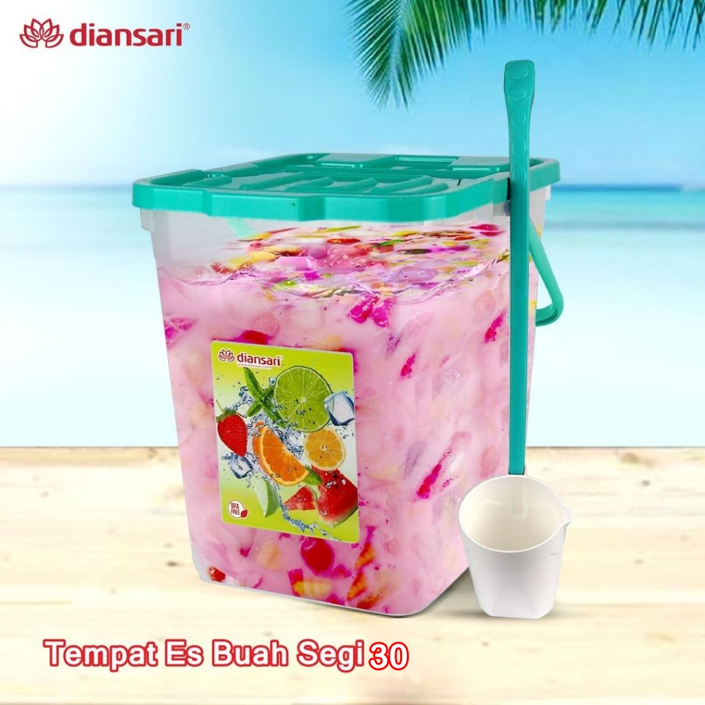 Jual TOPLES ES BUAH - Bonus Gayung / Tempat Es Buah Besar 30L ...