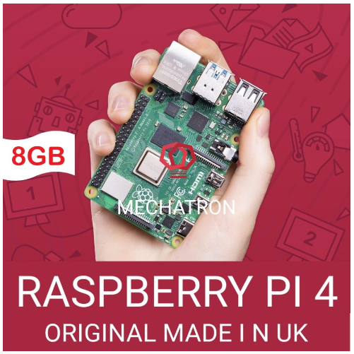 Jual Raspberry Pi 4 Model B 8GB MADE IN UK RAM 8 GB Pi4 Rpi4 | Shopee Indonesia