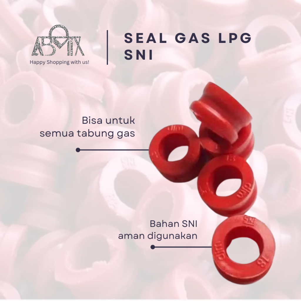 Jual Karet Tabung Seal Gas LPG Elpiji ( 1 Pcs ) BerSNI Karet Silicon ...