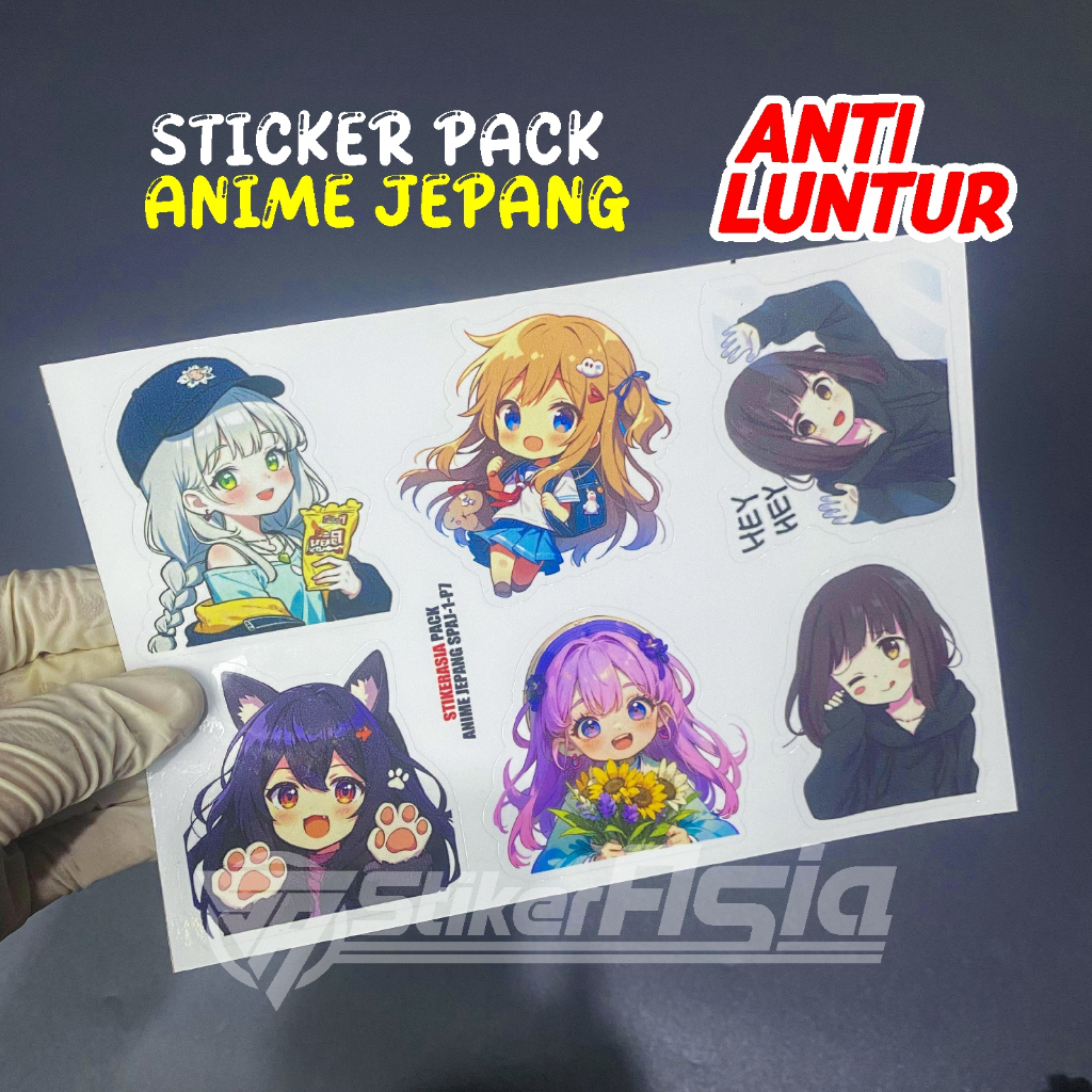 Jual STIKER PACK ANIME SPAJ-1-P7 STICKERASIA Sticker ANIME JEPANG ...
