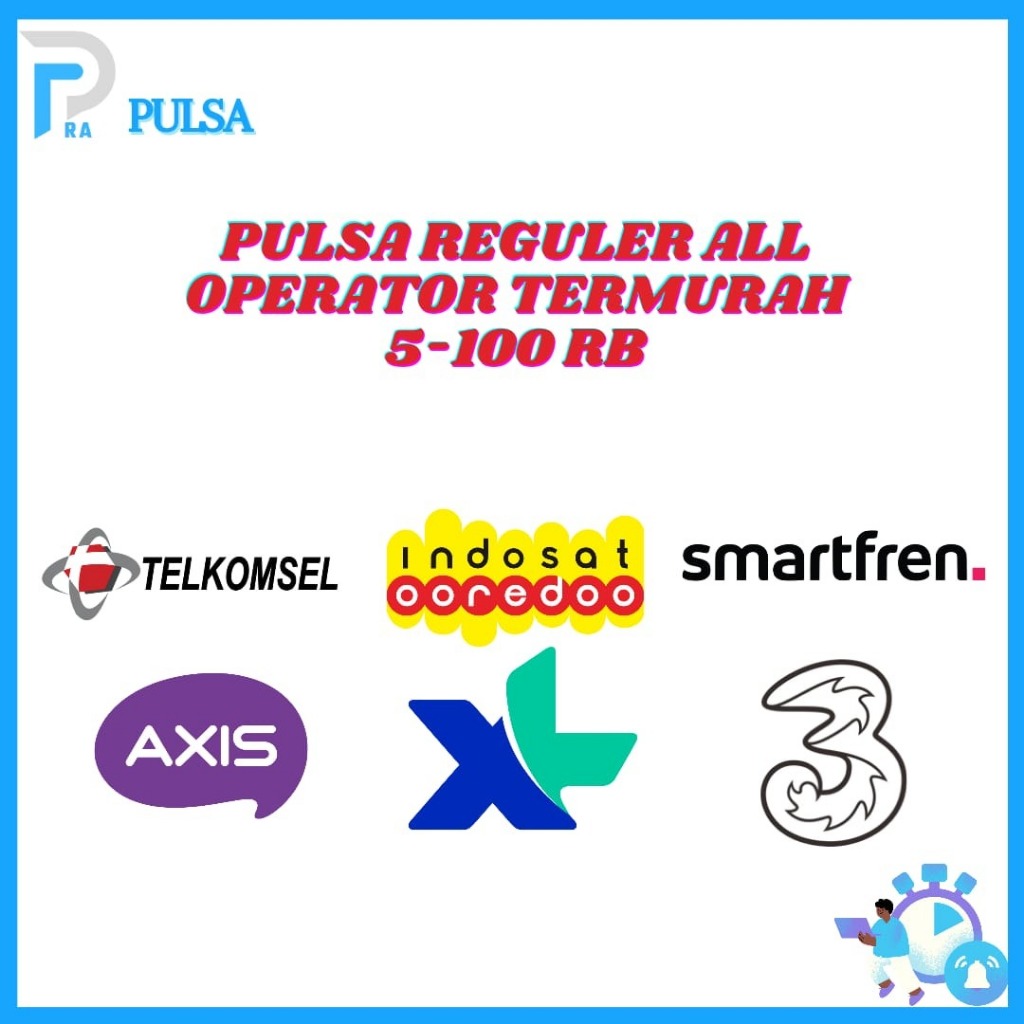 Jual Pulsa Reguler All Operator Validasi 100% Telkomsel Indosat XL Axis ...