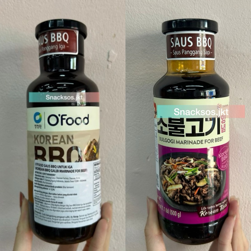 Jual [500gr] Chung Jung One OFood O'FOOD BBQ Beef Galbi Marinade / Beef Bulgogi Marinade / Spicy ...