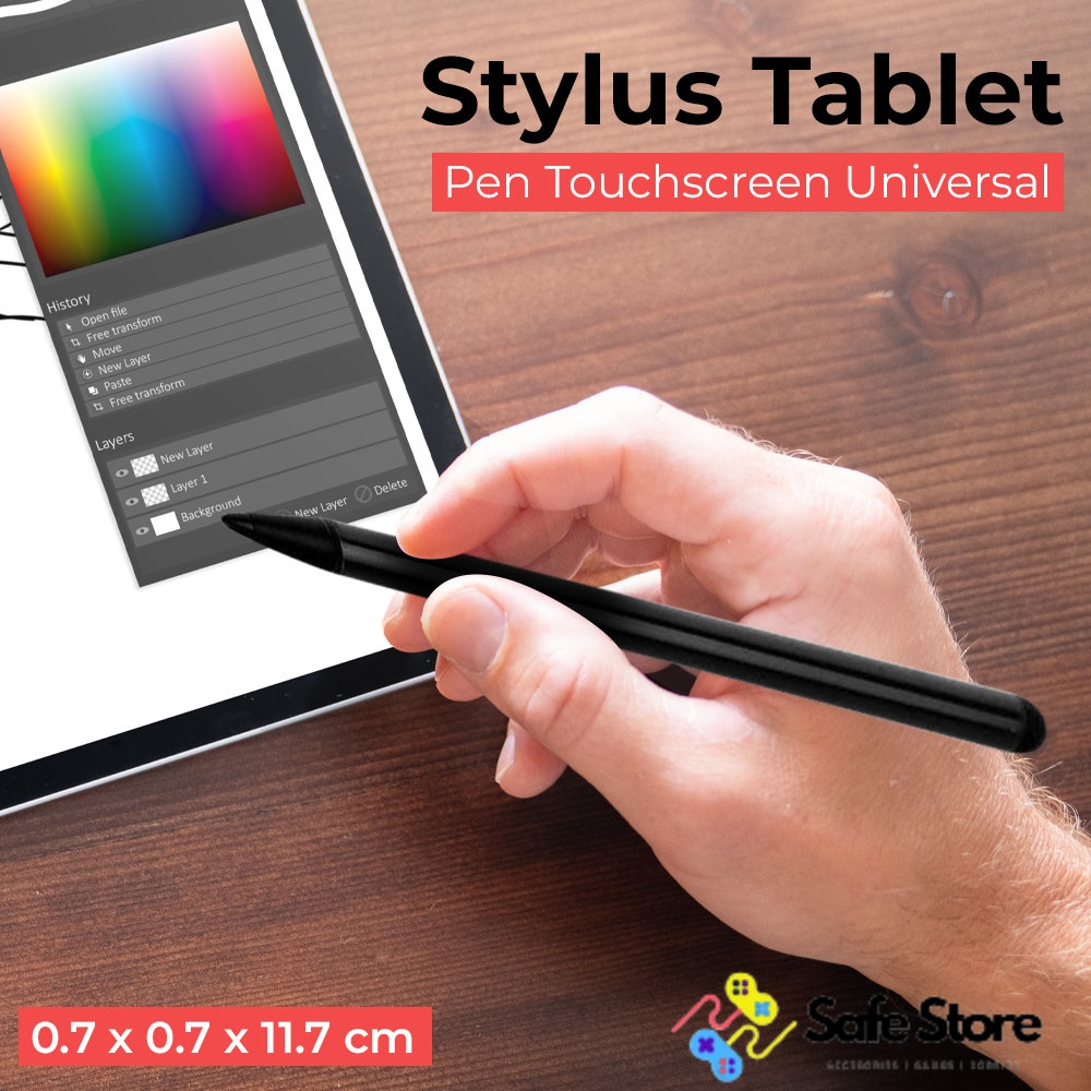 Jual SAFE Stylus Tablet Pen Touchscreen Universal - TD0213 - Black ...
