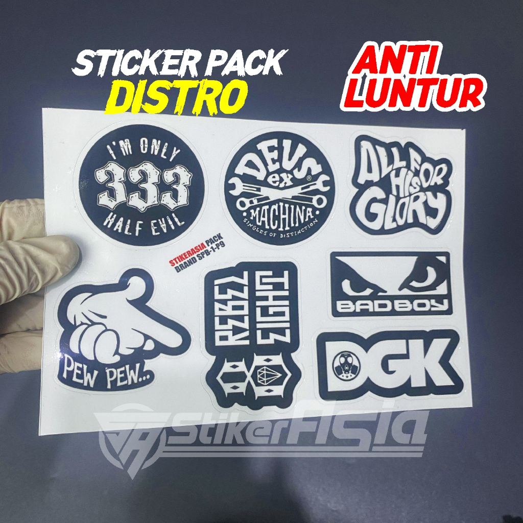 Jual STIKER PACK BRAND SPB-1-P9 STICKERASIA Sticker Label Sticker ...