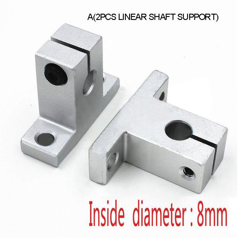 Jual SK8 8mm SH8A Guide Support Bracket SK8 Linear Rail Rail Shaft CNC ...
