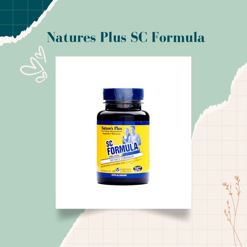 Jual NATURES PLUS SUGAR CONTROL FORMULA (60s) | Shopee Indonesia