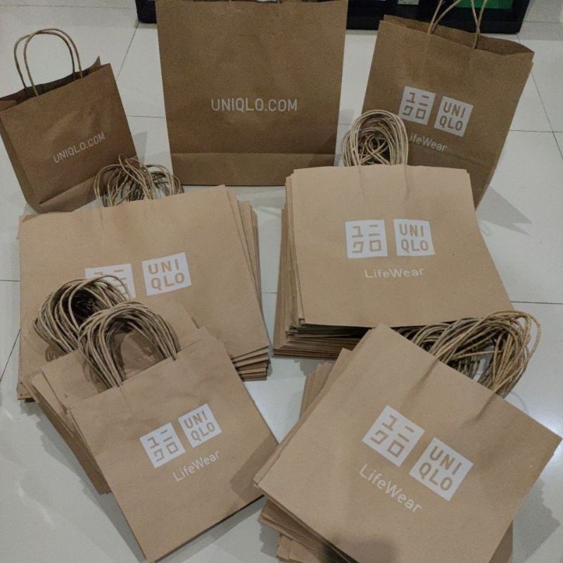 Jual paperbag uniqlo lifewear | Shopee Indonesia