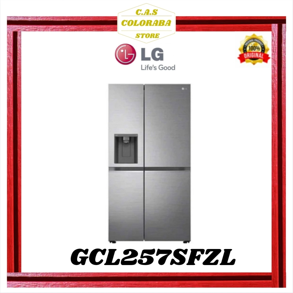 Jual KULKAS LG GCL257SFZL KULKAS SIDE BY SIDE INVERTER GC-L257SFZL GCL257 GC-L257 257SFZL ...