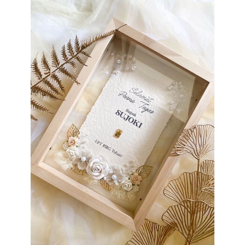 Jual pigura kayu 3D/ frame/bingkai ukuran dalam A4 ( 20×30 cm) + kaca ...