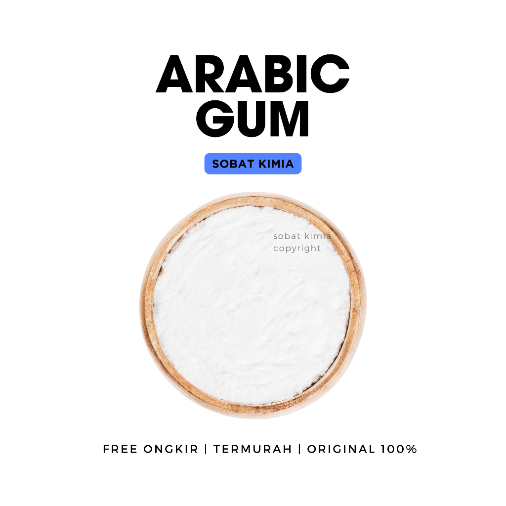 Jual Arabic Gum Gom Arab Food Grade 100 gr | Shopee Indonesia