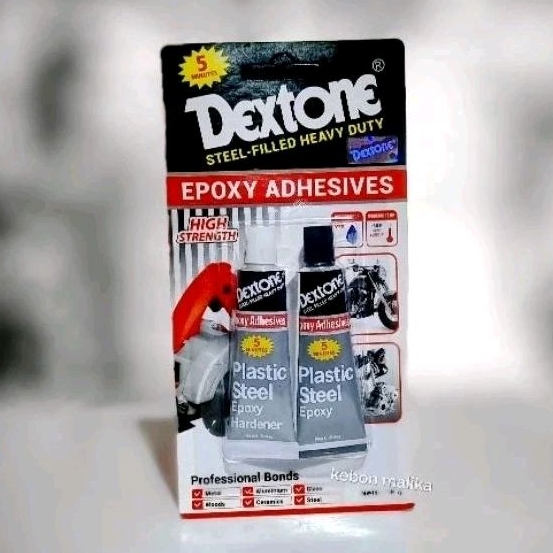 Jual Lem besi serbaguna plastic steel epoxy 5 menit perekat Dextone 48 ...