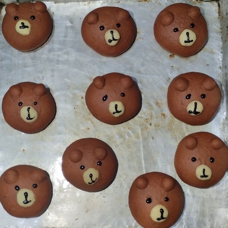 Jual Roti burger karakter 5 pcs/10 pcs(pesan pagi di kirim sore ...