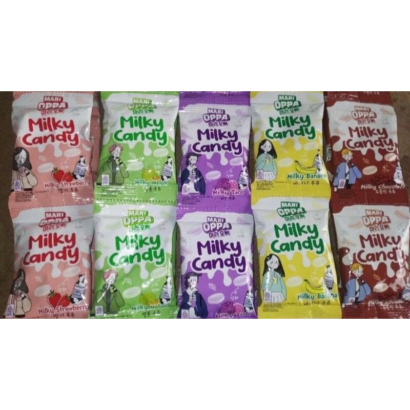 Jual Permen Milky Candy MARI OPPA Isi 10 Pcs | Shopee Indonesia