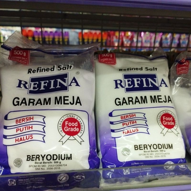 Jual refina garam meja 500g | Shopee Indonesia