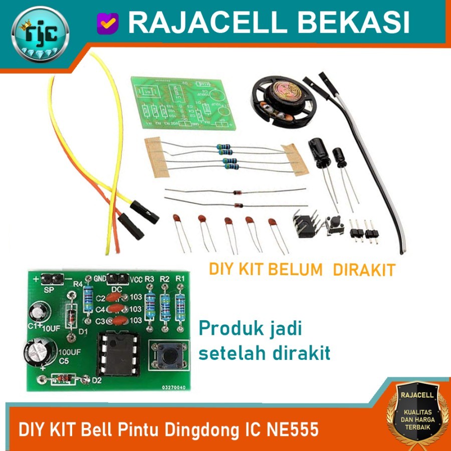 Jual DIY KIT Bel Pintu NE555 Ding-Dong Door Bell untk Pelatihan Elektronik | Shopee Indonesia
