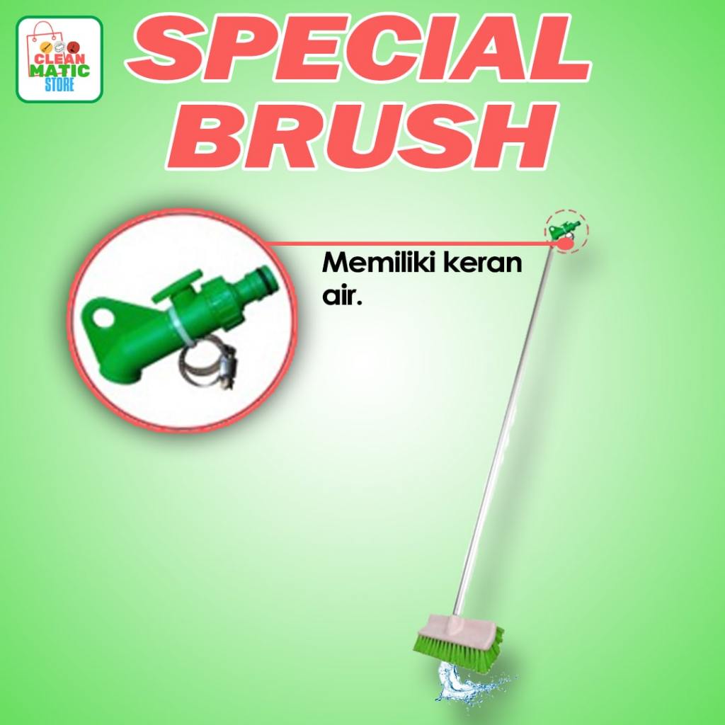 Jual Clean Matic - Sikat Outdoor High & Low (Special Brush) | Shopee ...