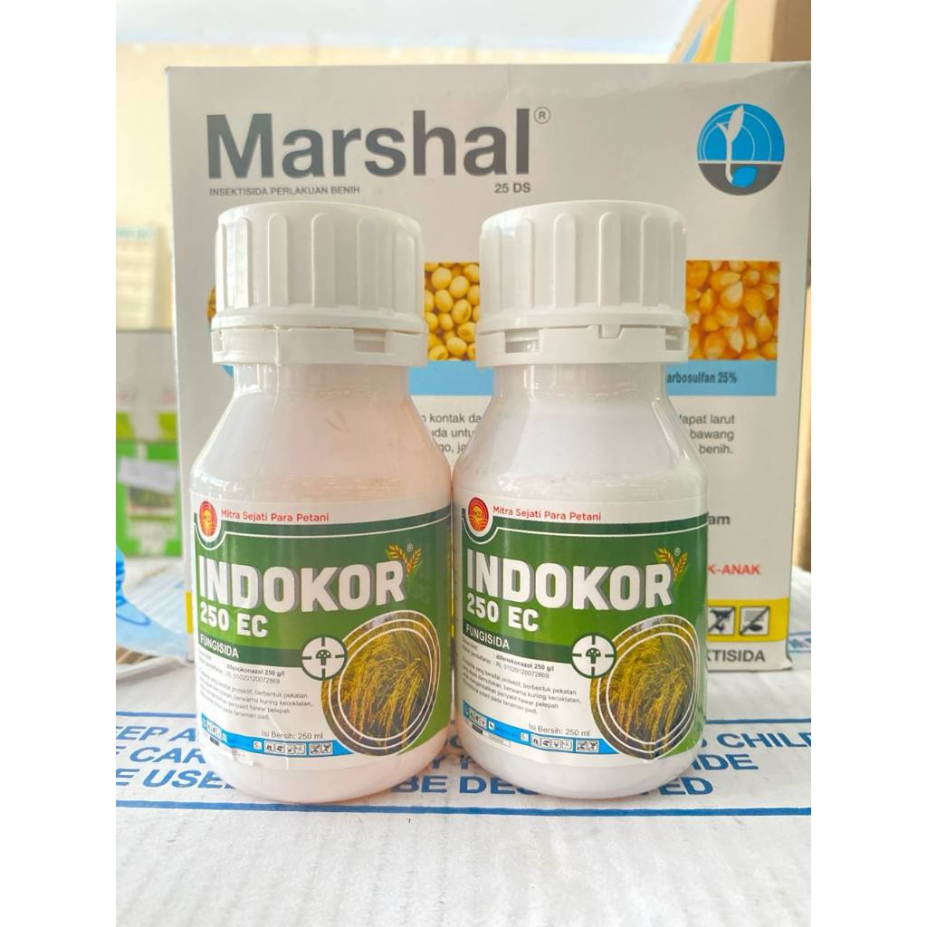 Jual Fungisida Indokor 250 ec kemasan 250 ml pembening gabah | Shopee Indonesia