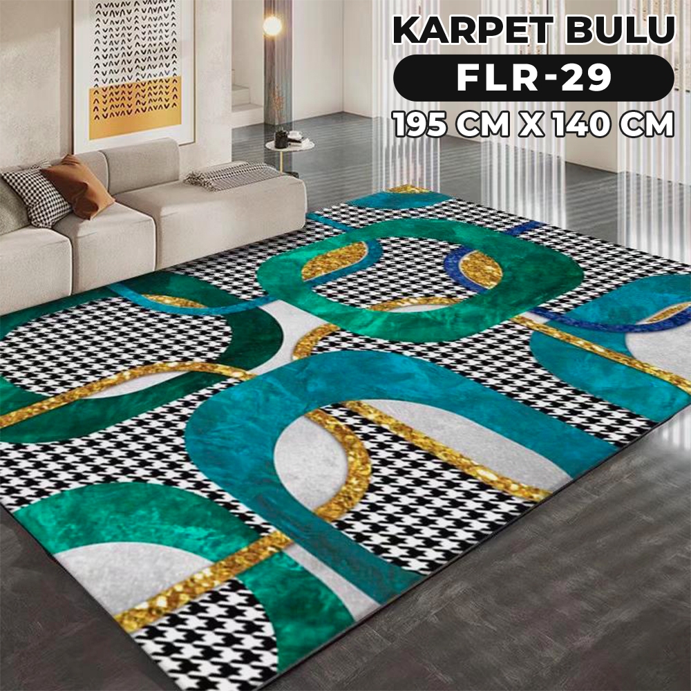 Jual Ai Home Karpet Bulu Rasfur Ukuran 140X195cm Karpet Lantai Bulu ...
