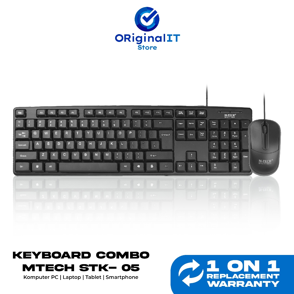 Jual Keyboard Mouse Combo STK05 Keyboard PC Komputer Laptop HP | Shopee ...