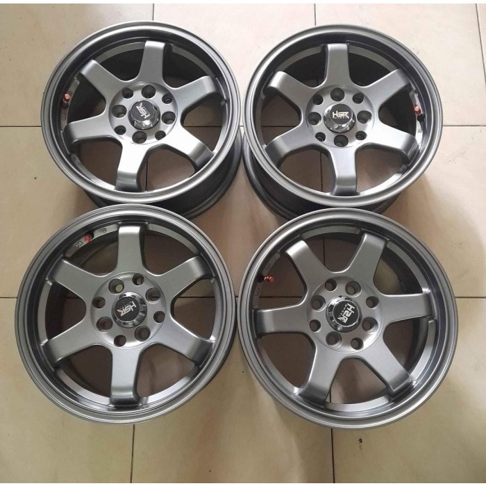 Jual VELG MOBIL BEKAS TE37 HSR RING 14X6 PCD 4X100 4X114 GREY BUAT BRIO AGYA AYLA AVANZA XENIA ...