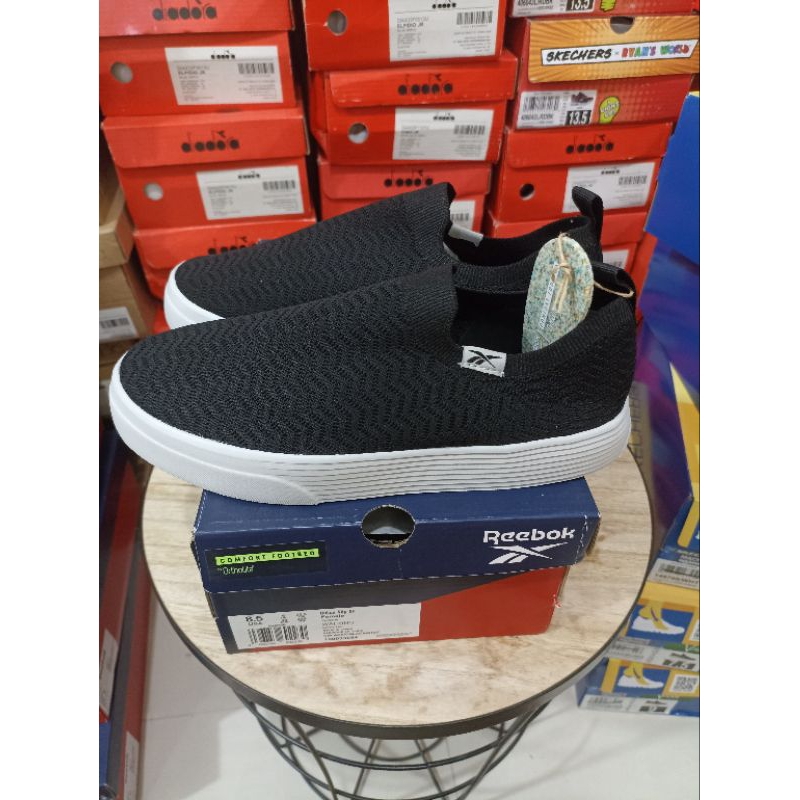 Jual Reebok Onlix Slip On Sepatu Original Hitam | Shopee Indonesia