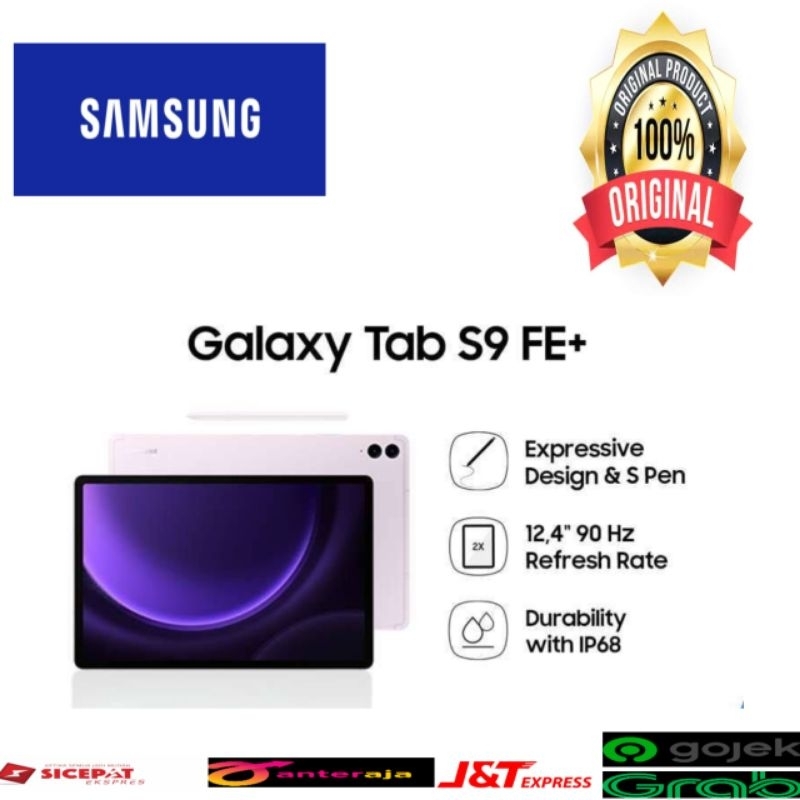 Jual SAMSUNG TAB S9FE PLUS 5G FREE ADAPTER 25WATT GARANSI RESMI ...