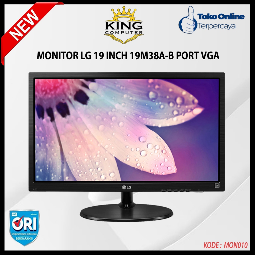 Jual MONITOR LG 19M38A 19" VGA OUTPUT | Shopee Indonesia
