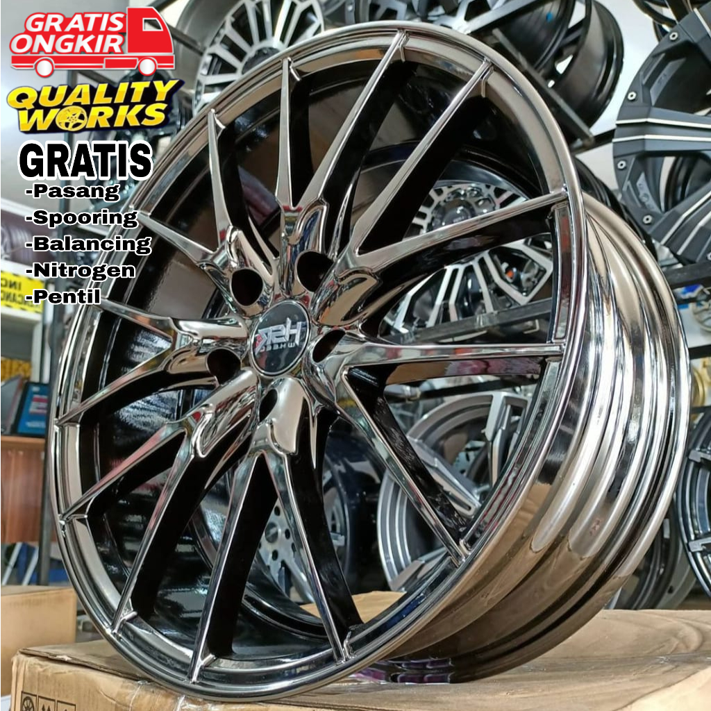 Jual Velg Modifikasi Mobil Honda Wrv, Hrv, Ring 18 Hsr Wheel Pallis ...