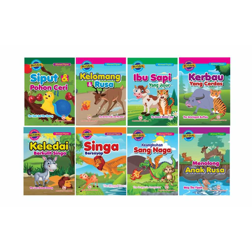 Jual Buku Cerita Dongeng Anak Fabel Bilingual Full Colour Terbaru ... Jual Buku Cerita Dongeng Anak Fabel Bilingual Full Colour Terbaru ...