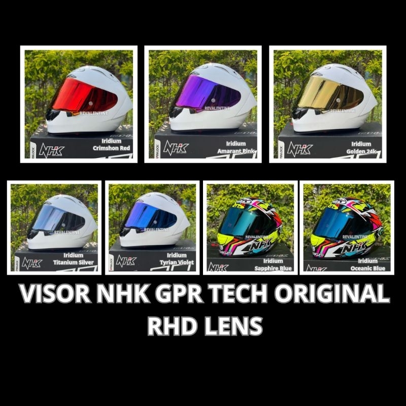 Jual VISOR IRIDIUM NHK GPR TECH ORIGINAL | RHD LENS TECHNOLOGY | KACA ...
