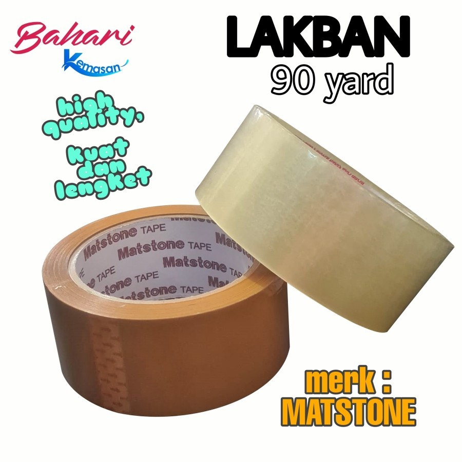 Jual [1 Dus isi 72 rol] Lakban Isolasi Selotip 45mm 90 yard Cokelat ...