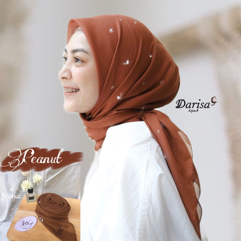 Jual RAYA SQUARE BAHAN VOAL PREMIUM HIJAB SEGIEMPAT VOAL SWAROVSKI ...