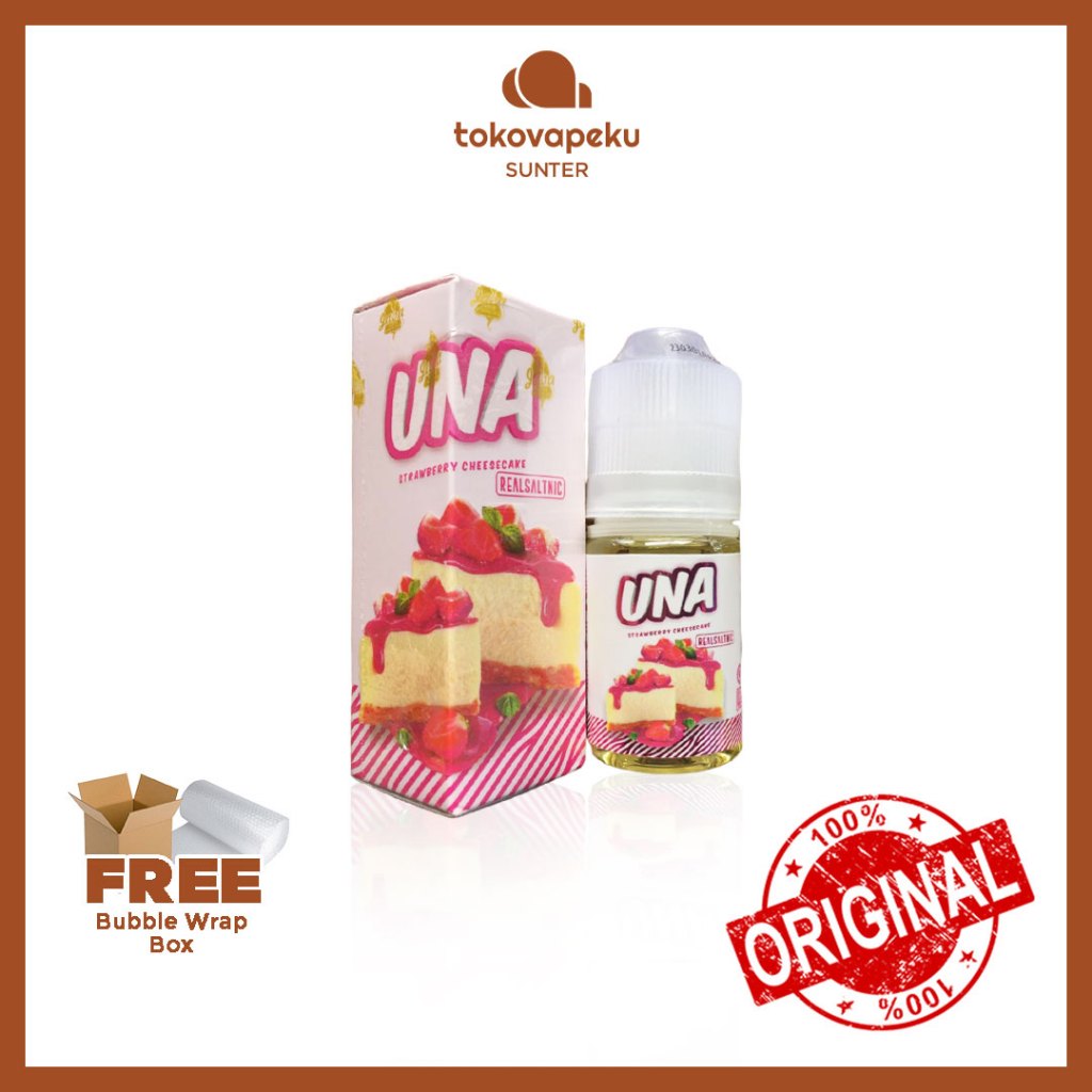 Jual UNA V2 SALTNIC STRAWBERRY CHEESECAKE UNA SALT 30ML OTEN by IDJ ...