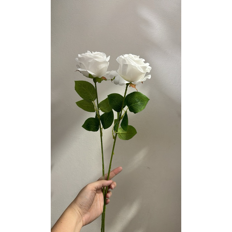 Jual MAWAR SINGLE STEM BUNGA MAWAR TANGKAI ARTIFICIAL FLOWER BUNGA ROSE ...