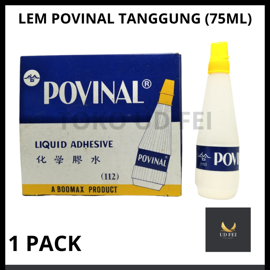 Jual (1 PACK = 12 PCS) Lem Povinal tanggung/ Lem Povinal kertas/ Lem ...