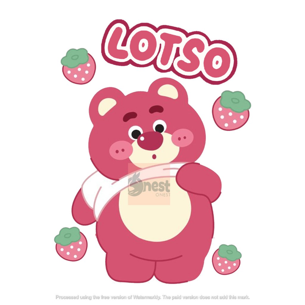 Jual Totebag Tas Serut Goodie Bag Kanvas Lotso Tote Bag Tas Ransel ...