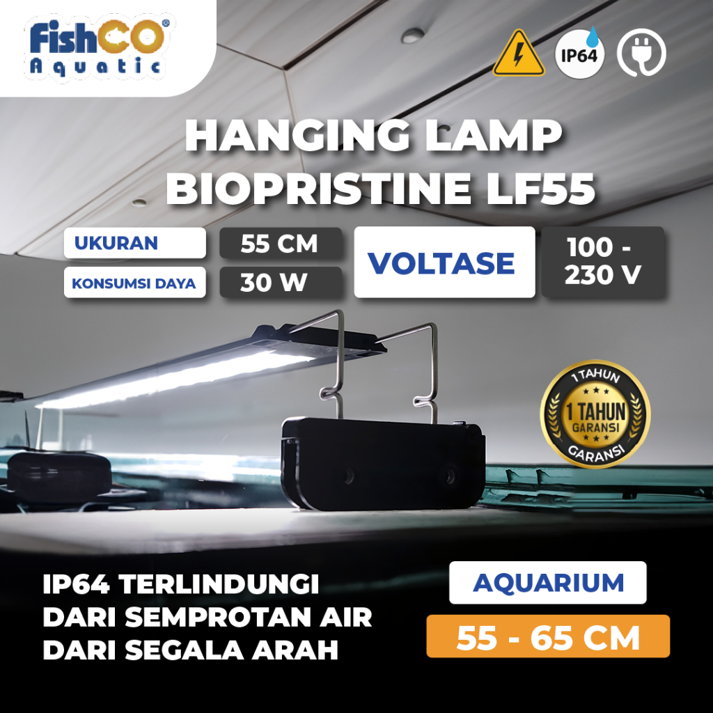 Jual BioPristine Lampu View Hanging Lamp Aquarium LED 55cm LF055 | Shopee Indonesia