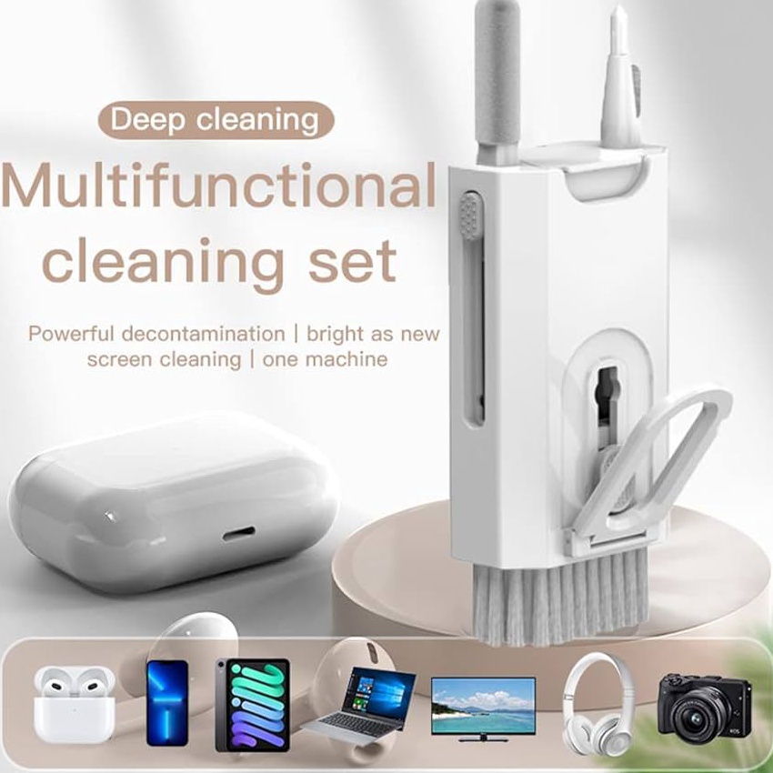 Jual SHOPEE MALL TY196 Multifungsi 8 in 1 Cleaning Brush Set Pembersih ...