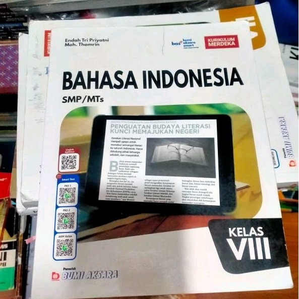 Jual Bahasa Indonesia Kelas VIII-2-8 SMP/MTs Kurikulum Merdeka Bumi Aksara | Shopee Indonesia
